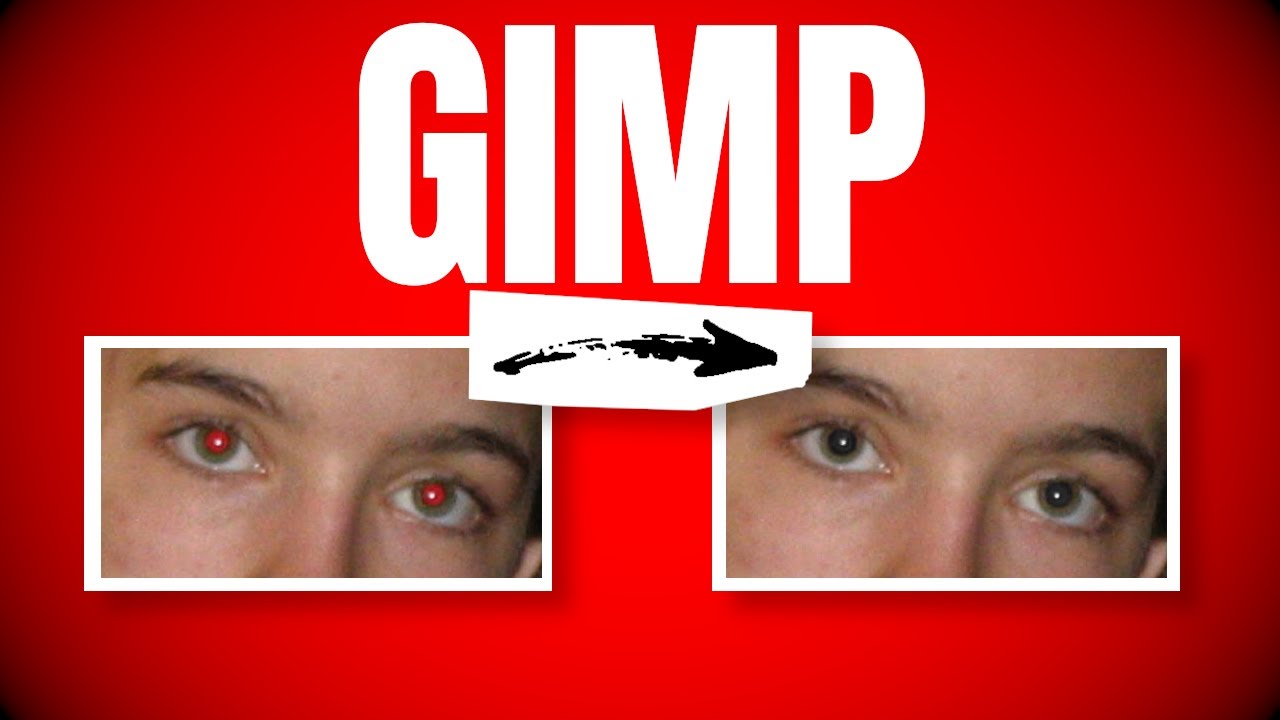GIMP 2.10 : Correction Yeux Rouges - YouTube