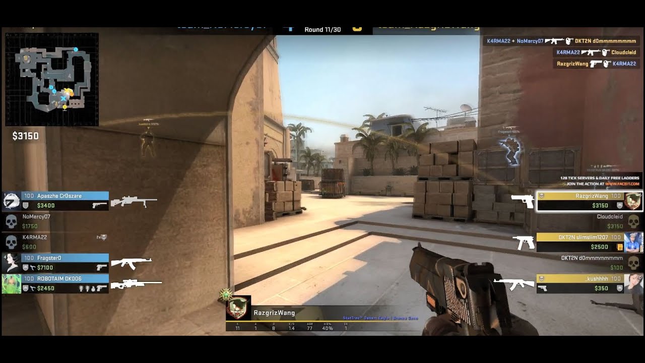 Face It Deagle +AWP Mirage - YouTube