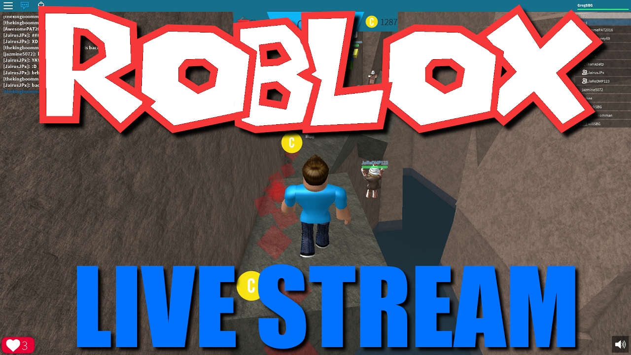 Roblox Livestream! Join Us In Game! - YouTube
