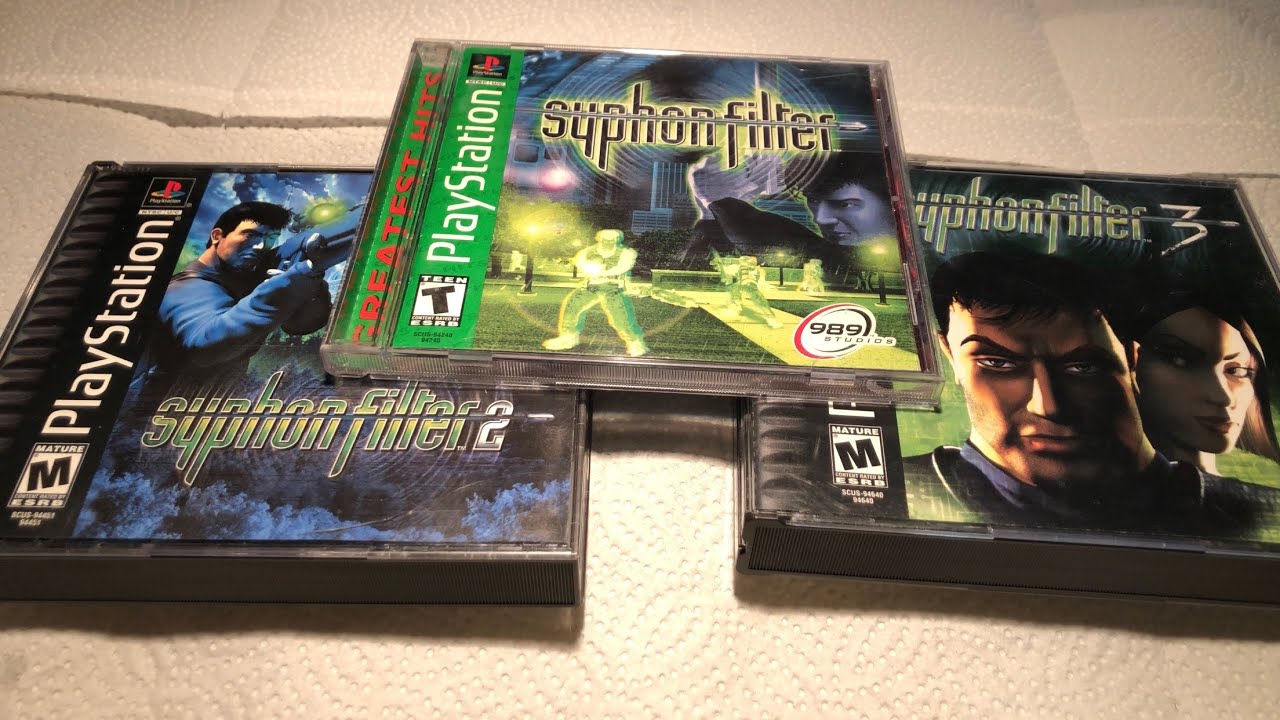I Played PS1 SYPHON FILTER Games for First Time in 2024!!! - YouTube