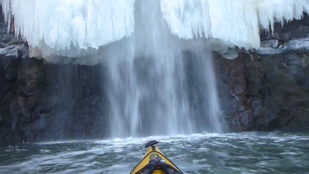 Kayaking at Baxter's Falls, Nova Scotia - YouTube