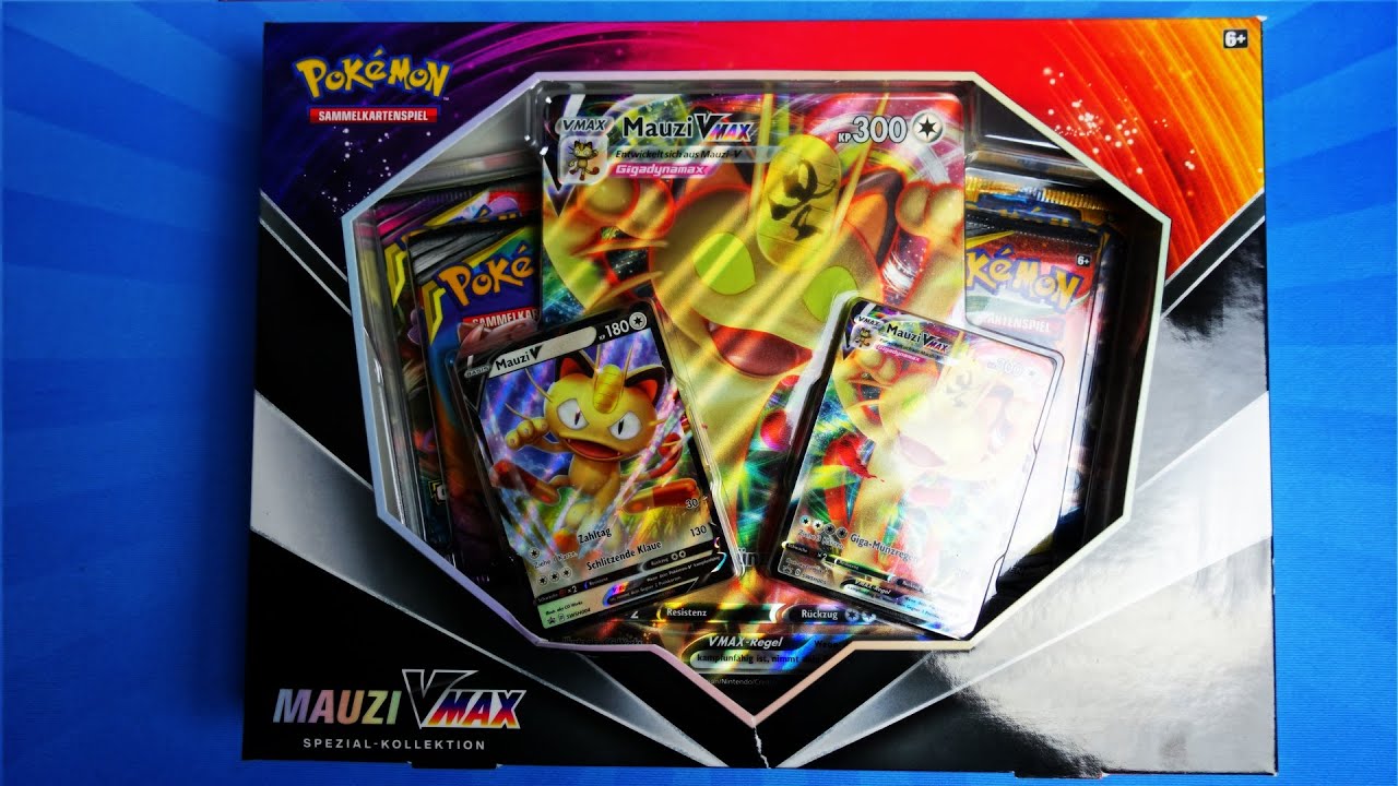 Pokemon - Mauzi VMAX Spezial Kollektion Schwert & Schild - Opening ...