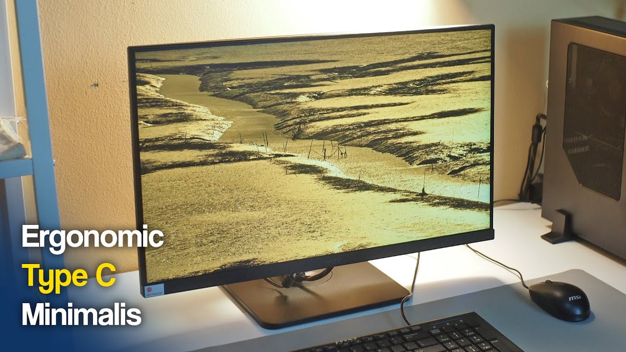 Monitor Type C Termurah MSI! | MSI Modern MD241P - YouTube