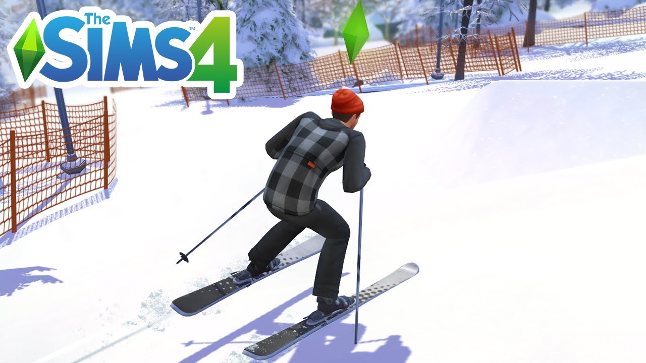 How To Go Skiing - The Sims 4 - YouTube