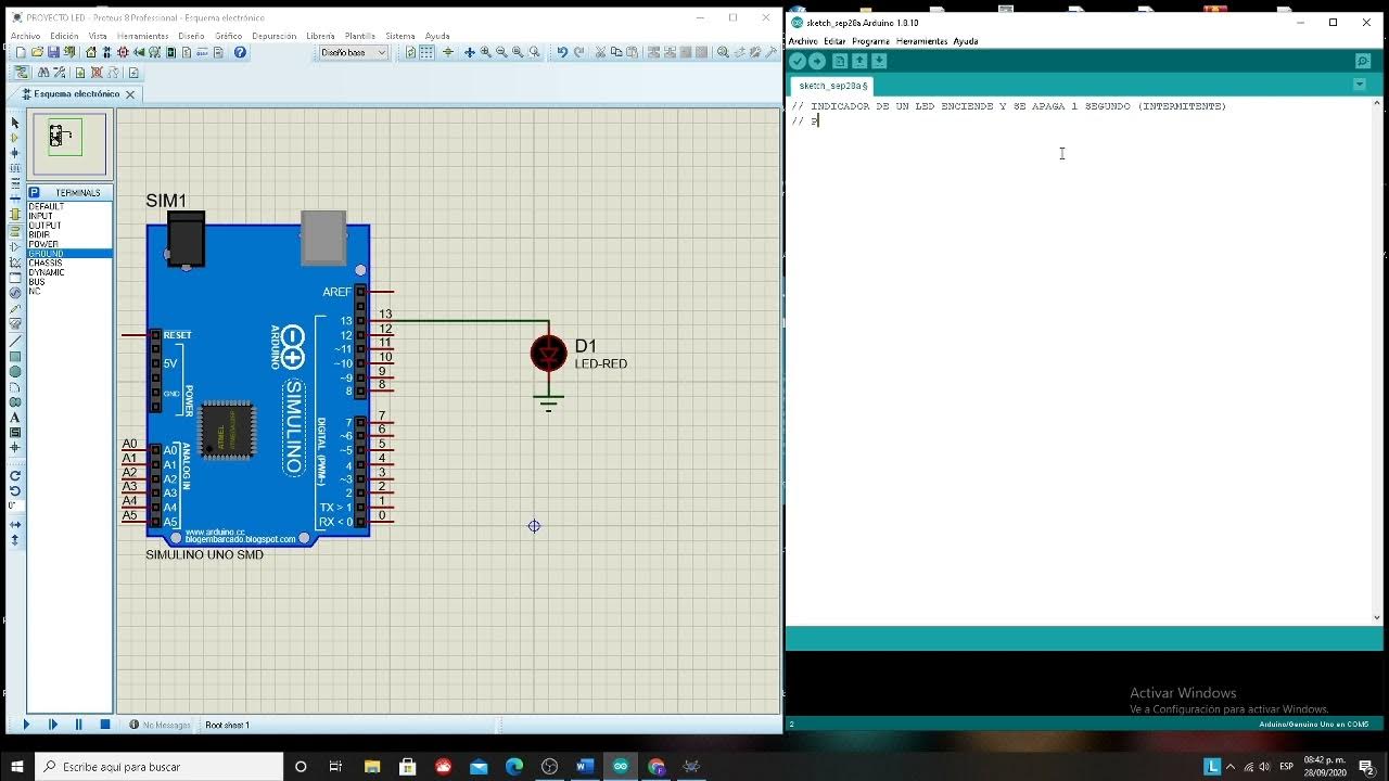 practica 1 arduino - YouTube