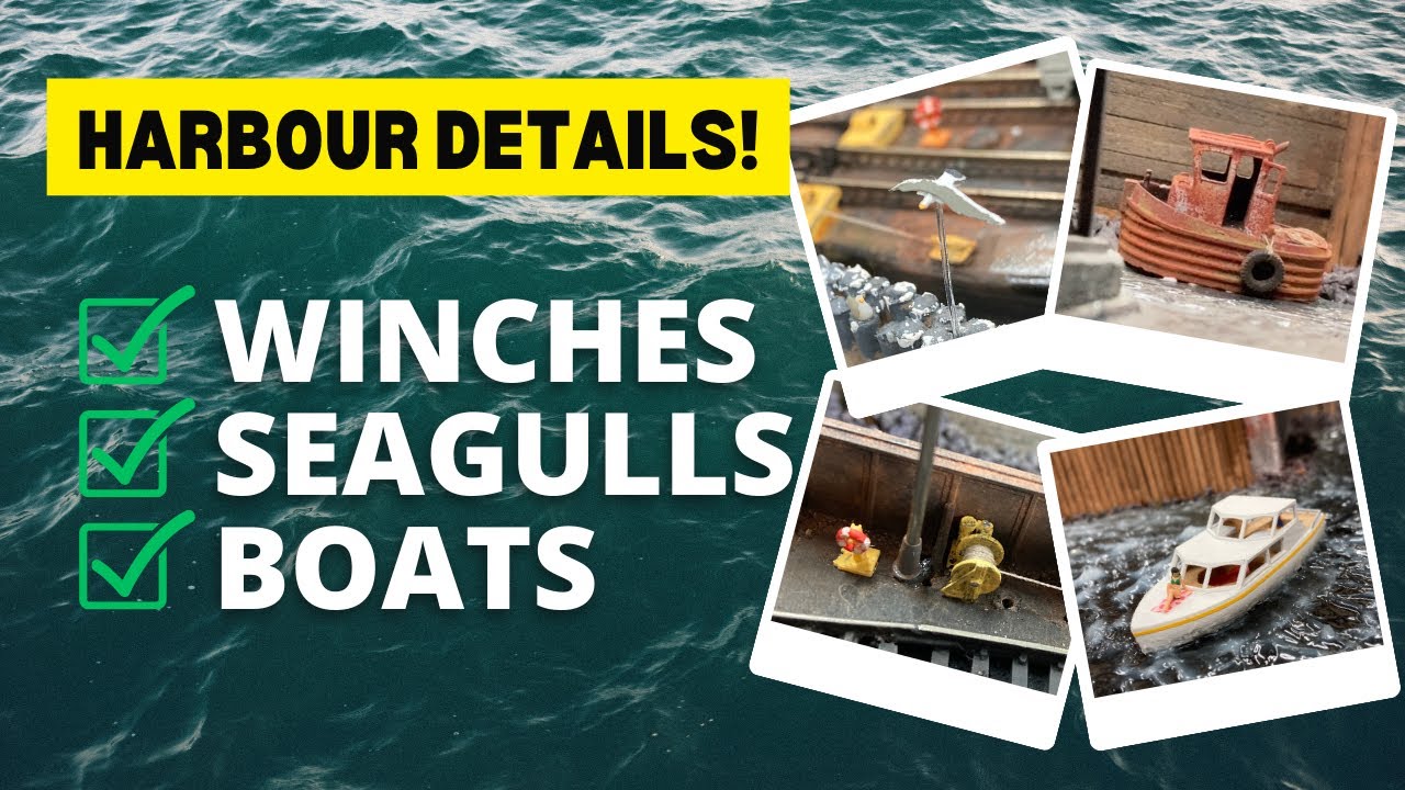 Print & paint N scale seagulls & other harbour details | N Scale ...