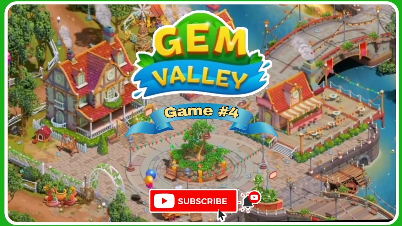 Game #4- Gem Valley - Match and Restore Gameplay - YouTube