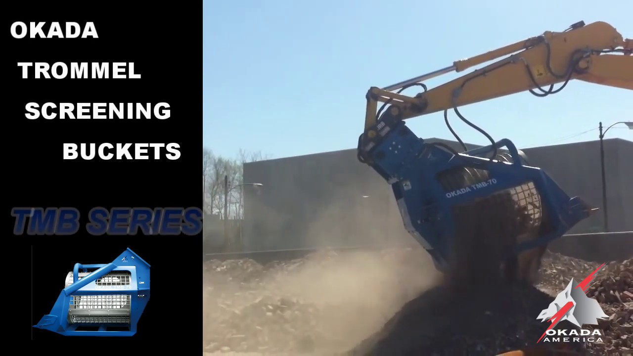 TMB Series - Okada Trommel Screening Buckets - YouTube