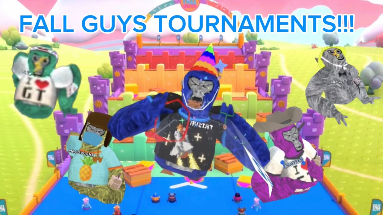 TOURNAMENTOS AND MENTOS!! - FALL GUYS TOURNAMENT 2 (Gorilla Tag VR ...
