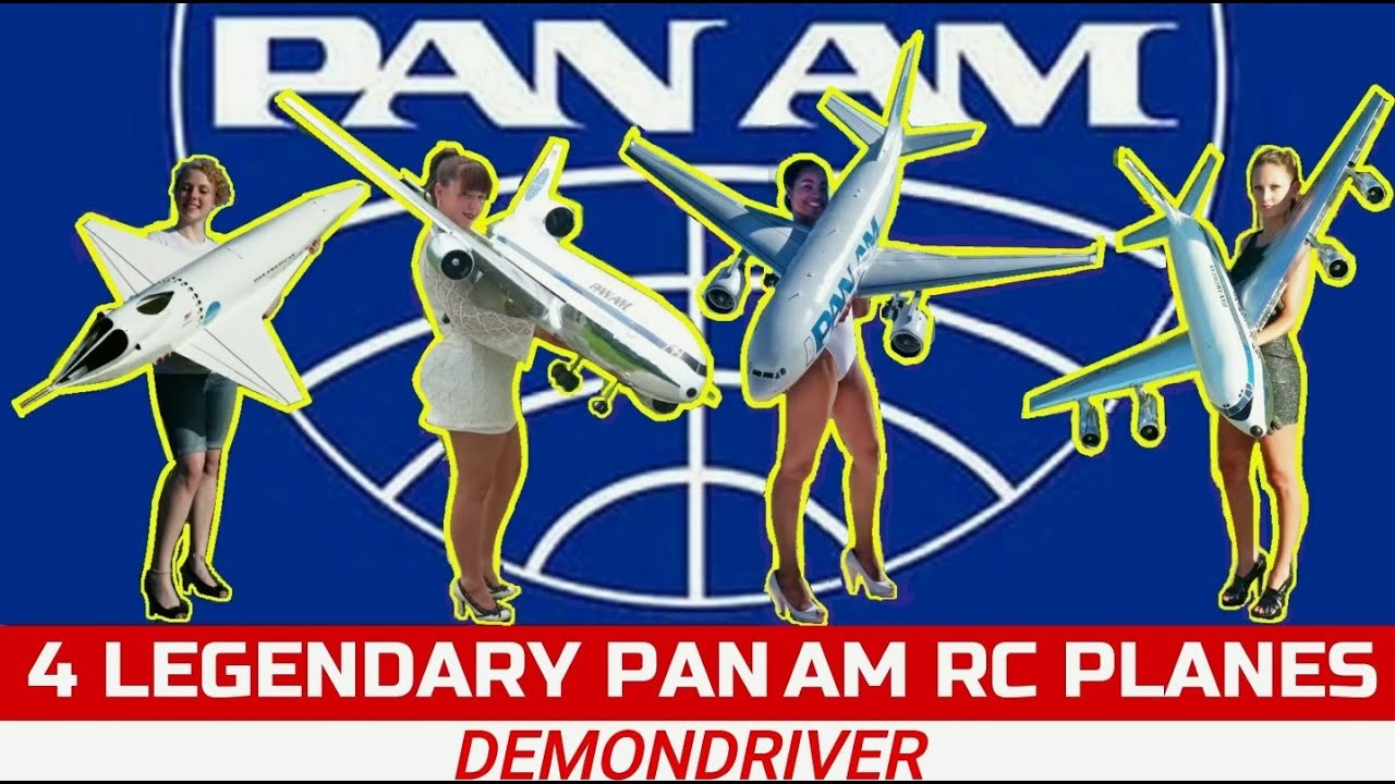 Epic Pan Am RC Jet Tribute: All 4 of my Pan American RC Airliners ...