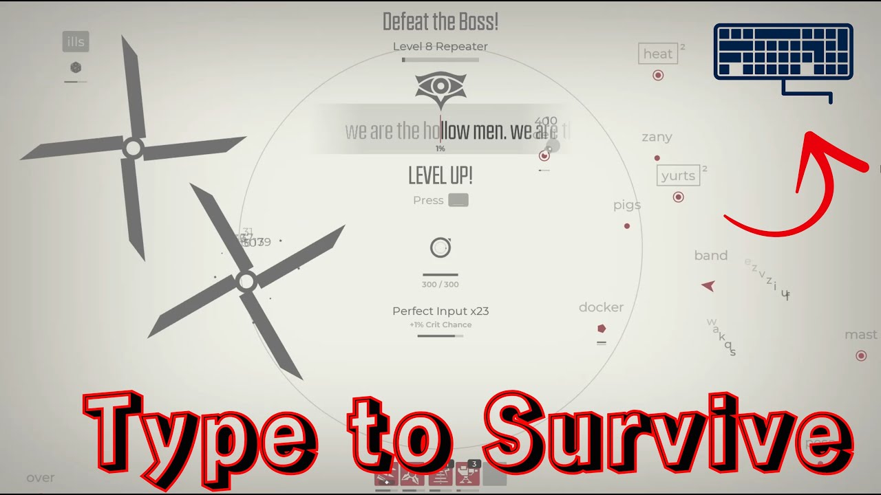 The Way of Keyboard Warrior = TYPE = KILL!!! - Glyphica: Typing ...
