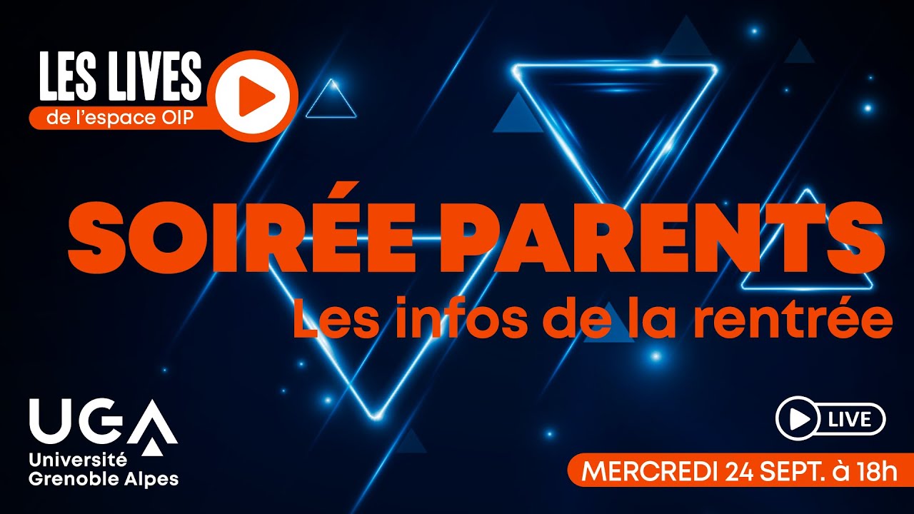 Live OIP : Soirée parents - YouTube