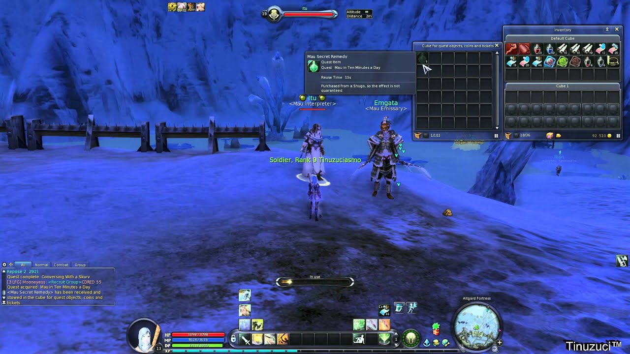 AION Asmodian - Level 12 Mau in Ten Minutes a Day (Altgard) - YouTube