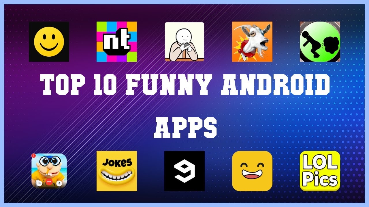 Top 10 Funny Android App | Review - YouTube