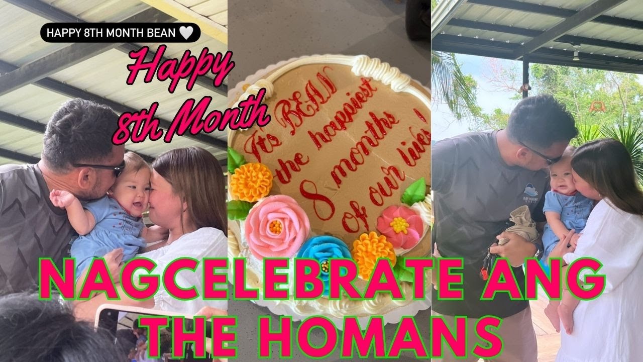 Nagcelebrate ang The Homans Family | Happy 8th Months Baby Bean - YouTube