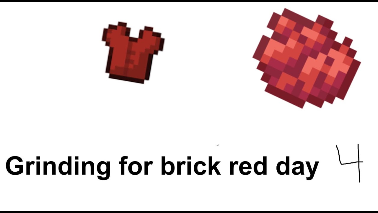 Grinding for brick red hypixel skyblock - YouTube
