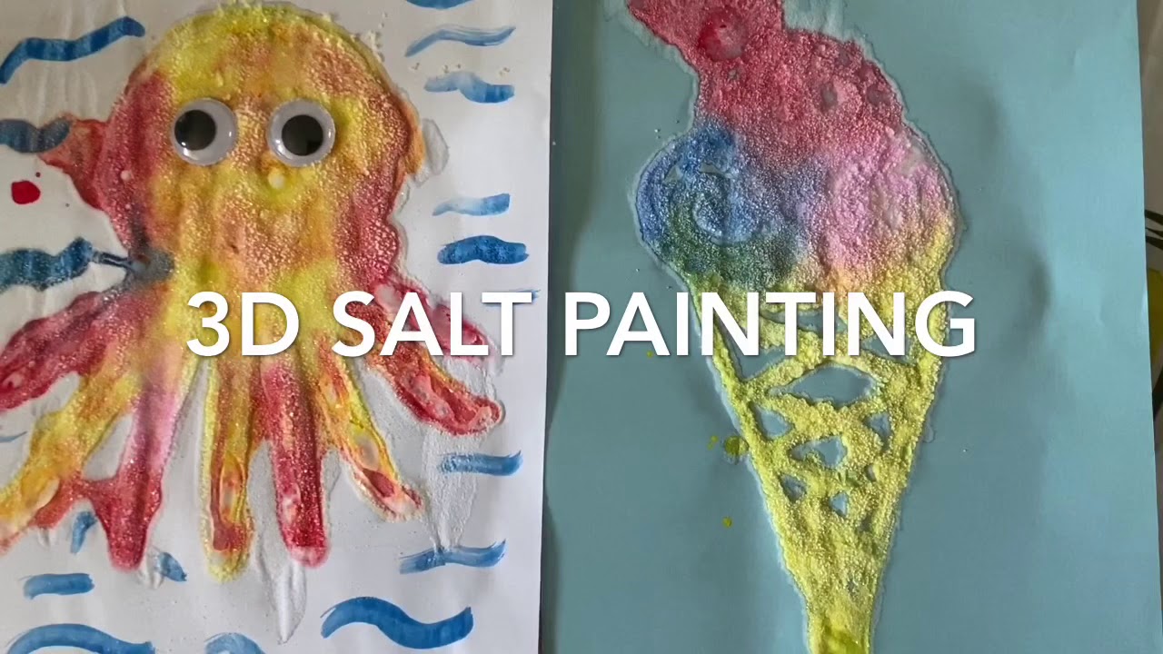 3D salt painting - YouTube