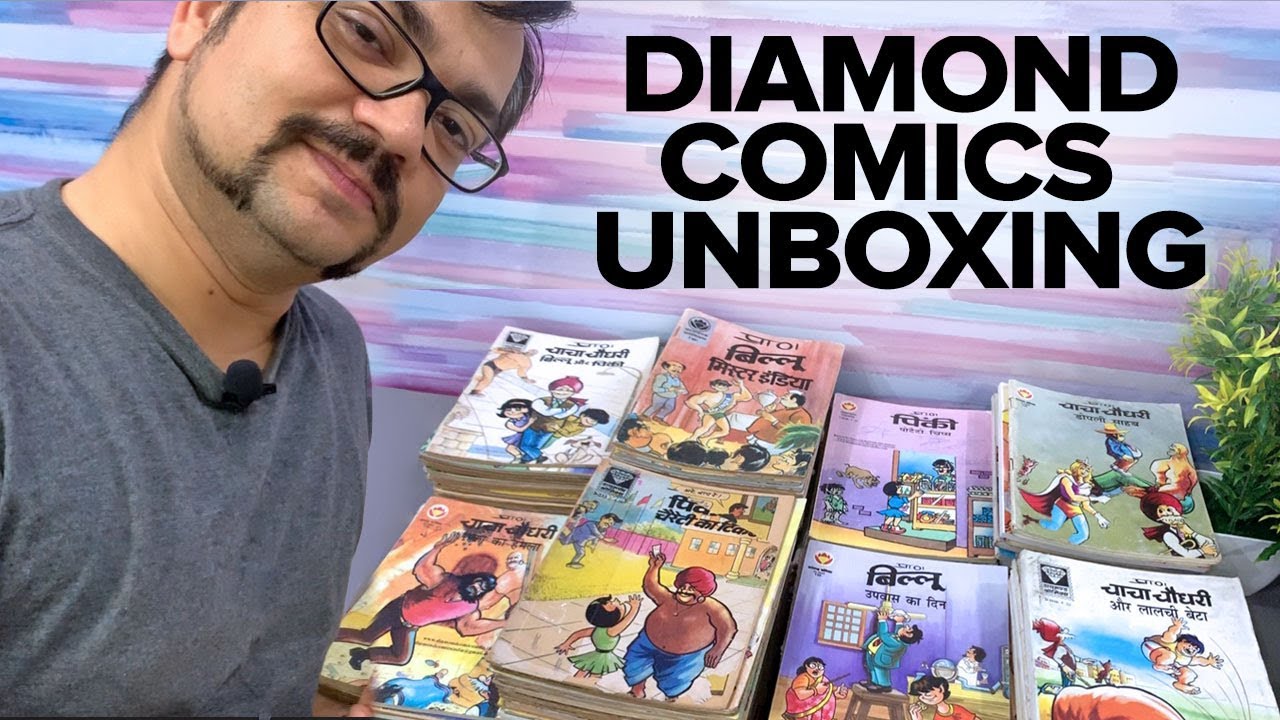 Diamond Comics Unboxing - Chacha Chaudhary | Pinki | Billu (Vintage ...