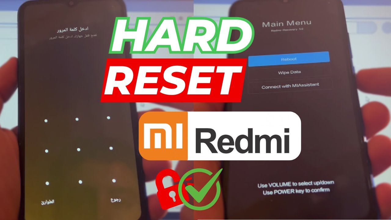 Hard Reset Redmi 9A || Forgot Password || Redmi Pattern Unlock - YouTube