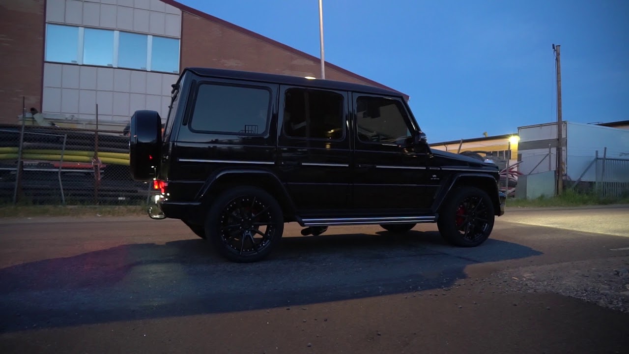 G63 with FI-exhaust by Stancetech - YouTube