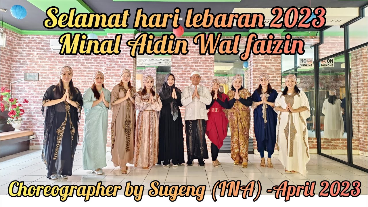 Selamat hari lebaran 2023(Minal Aidin Wal faizin//Line Dance//Coach Sugeng//Ceria Dance - YouTube