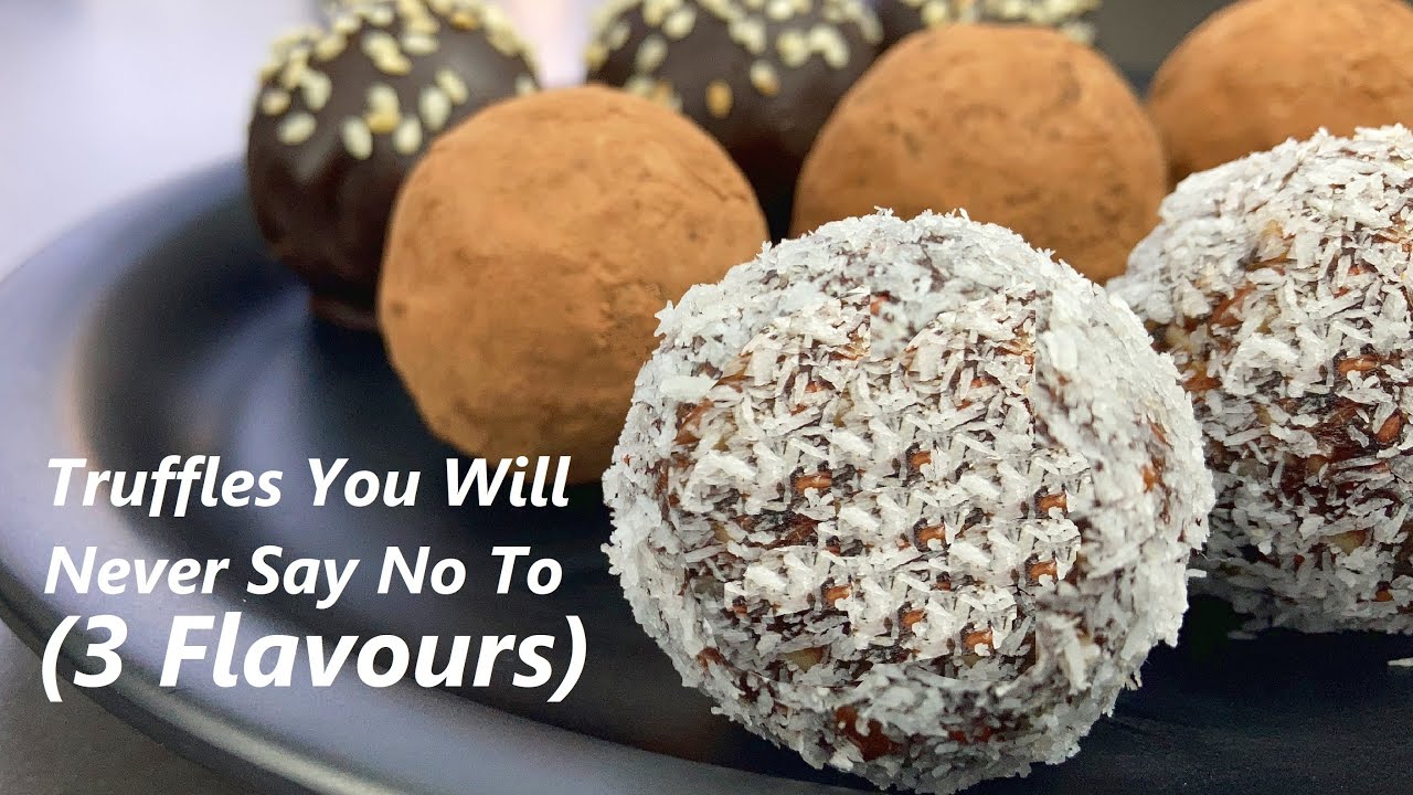 Truffles You Will Never Say No To | Three Flavours | Heathy & Diabetic ...