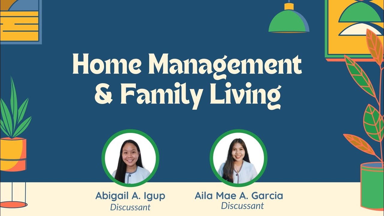 HOME MANAGEMENT & FAMILY LIVING - YouTube