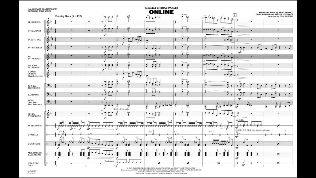 Online arranged by Paul Murtha - YouTube