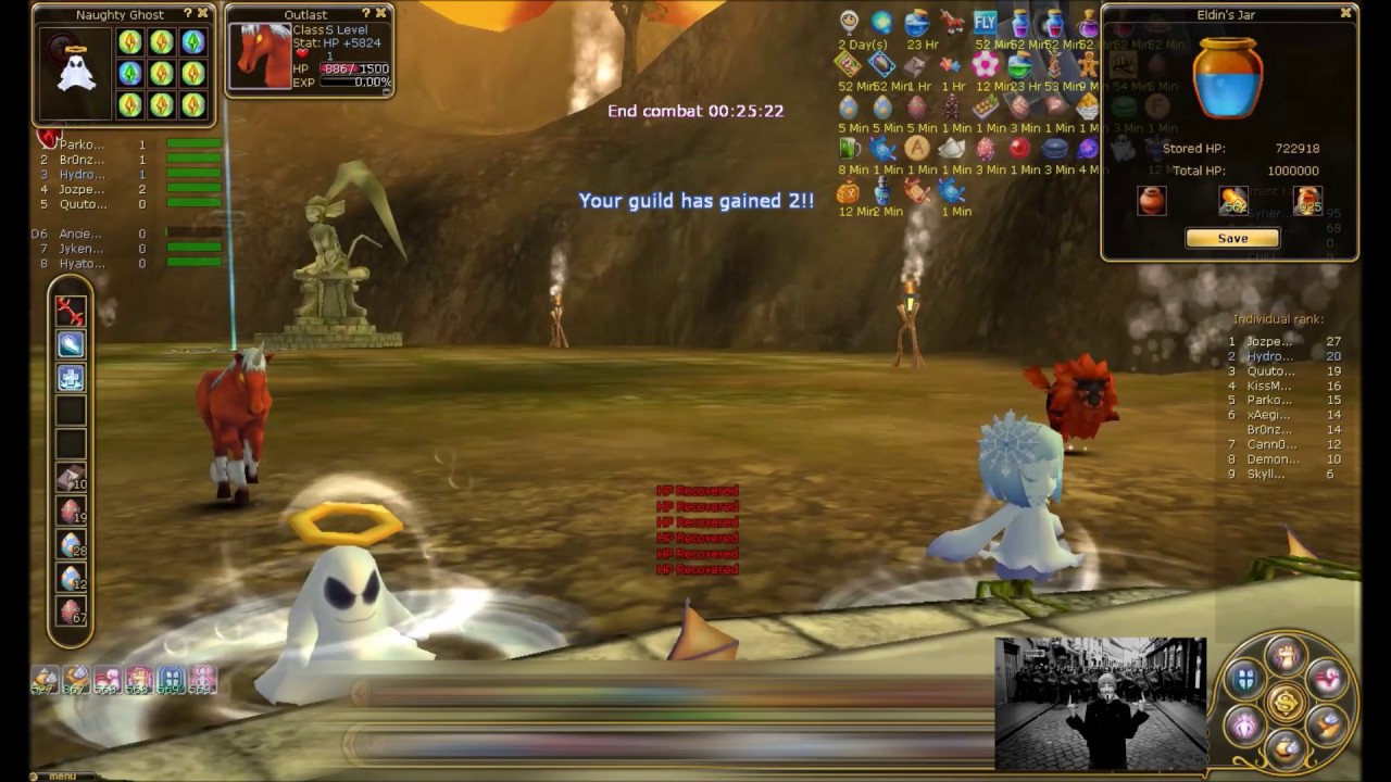 [FlyFF Tanuki] Guild Siege Hydrozed POV 17.06.2017 [No Lead MvP] - YouTube