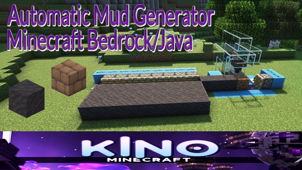Minecraft Automatic Mud Generator Tutorial - YouTube