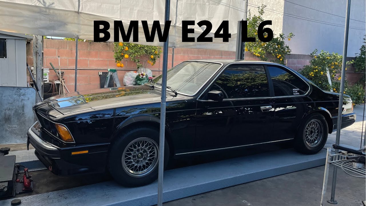 1989 BMW L6 E24. 635CSI. TOUR OUTSIDE INSIDE AND UNDERSIDE - YouTube