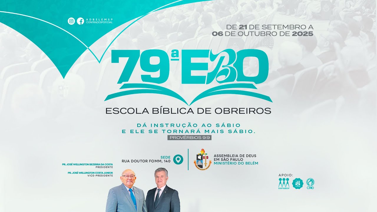Culto ao vivo – Assembleia de Deus Belém – Sede