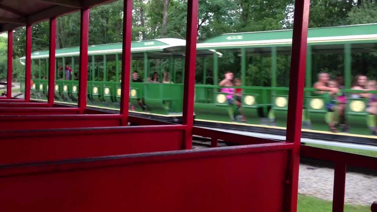kings island train ride part 1 - YouTube