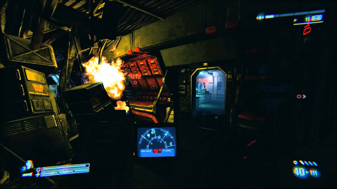 (Aliens vs Predator) vs (Aliens Colonial Marines) - YouTube