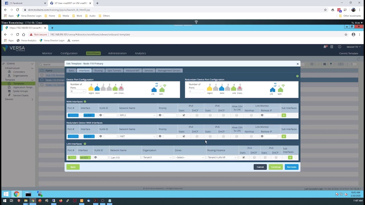 Versa SDWAN | High Availability Overview and Configuration - YouTube