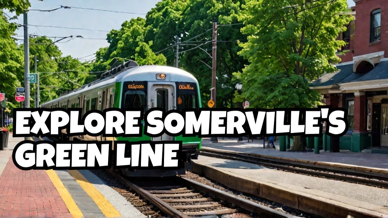 Somerville, Massachusetts Green Line MBTA - Gilman Square🟩 - YouTube