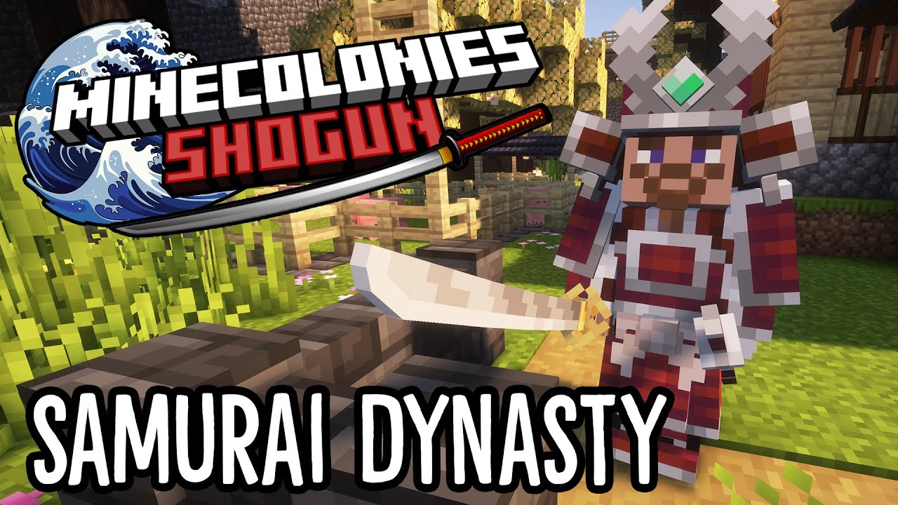 Minecolonies - Shogun #15 Samurai Dynasty - YouTube