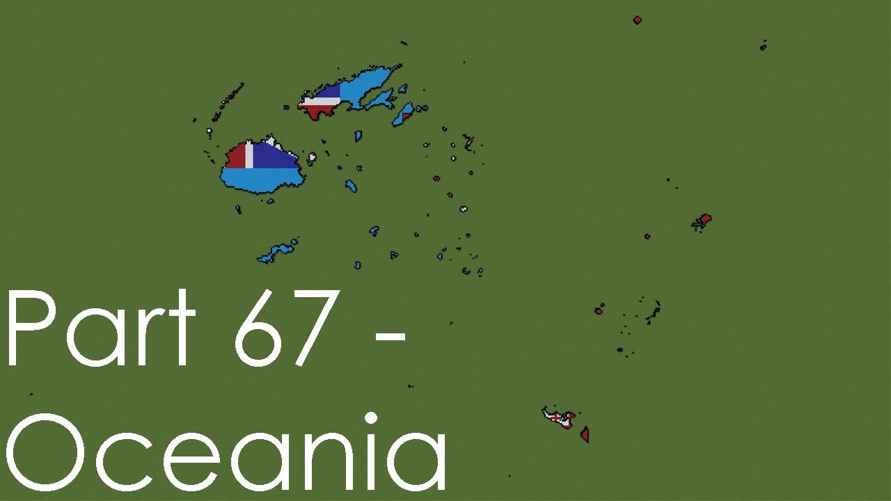 World Map In Minecraft - Part 67 - Finishing Oceania - YouTube