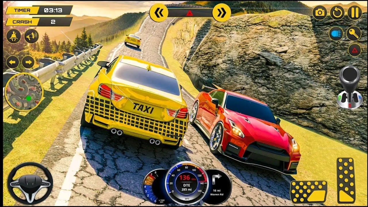 Texi Car Driving Simulator 3d Yellow Car Service Android Gameplay 0311