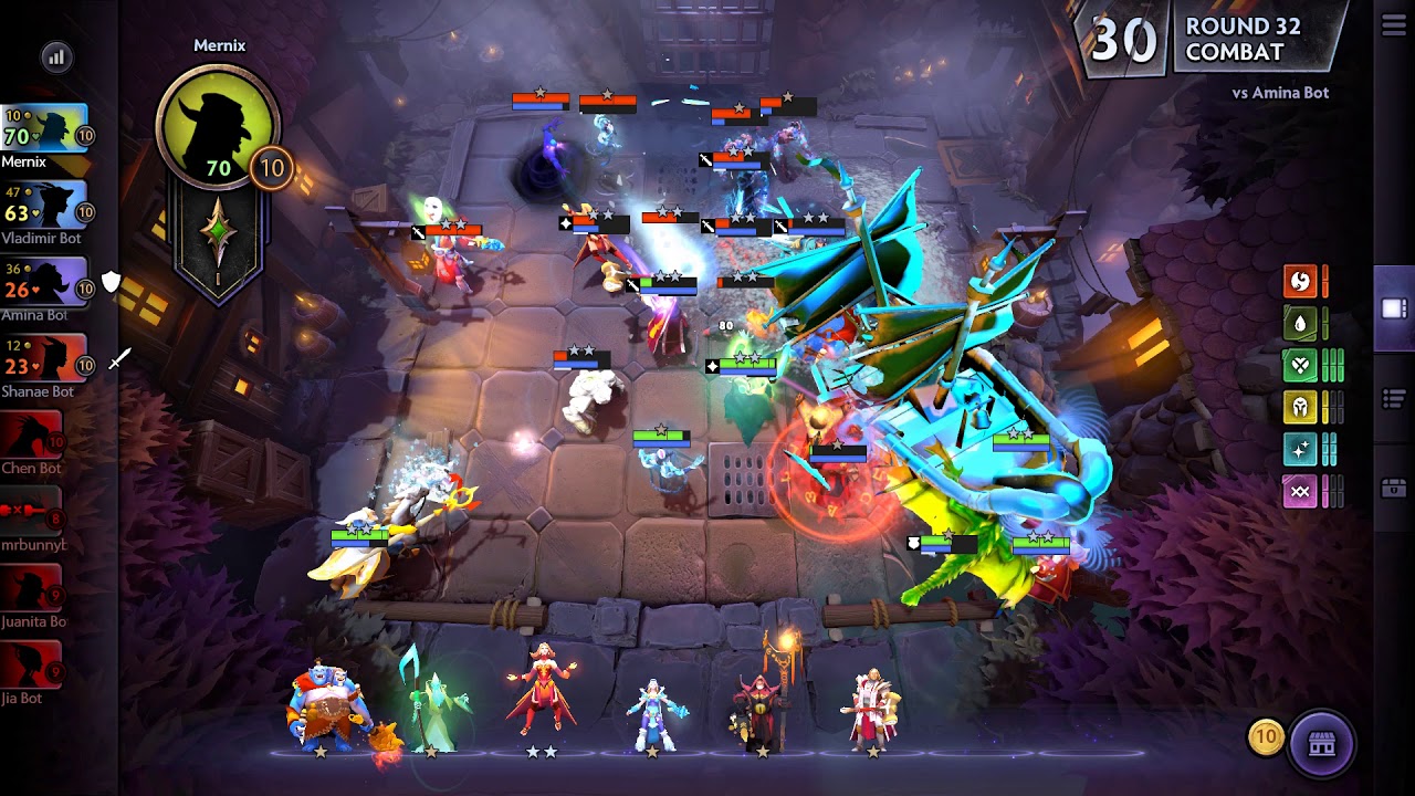 Underlords: Heartless Mages + Knights (vs bots) - YouTube