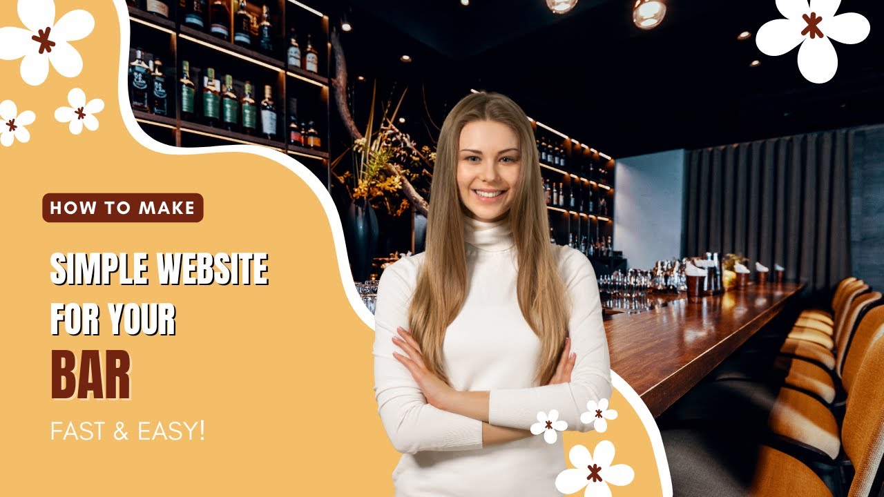 How to Make a Simple Website for a Bar - SUPER EASY! - YouTube