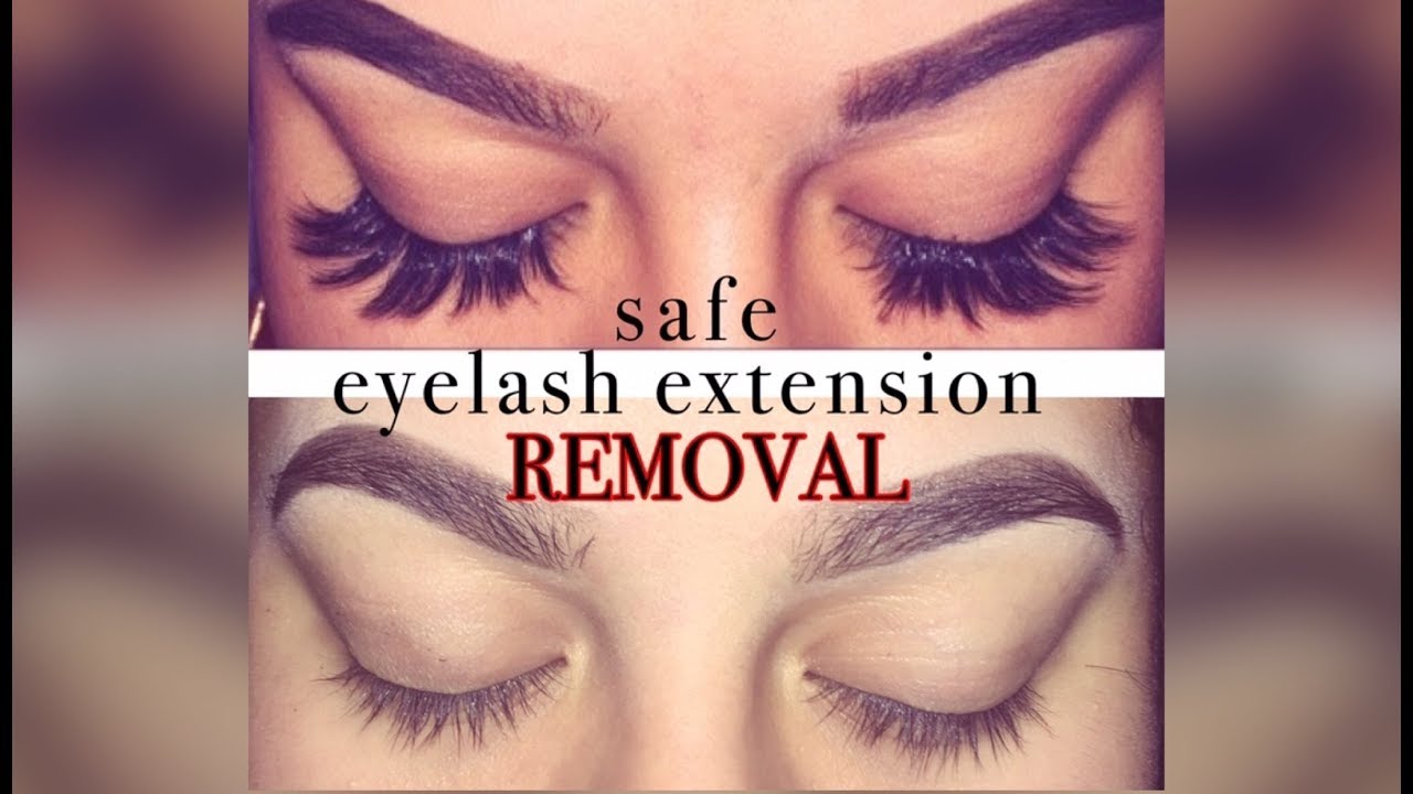 PROPERLY REMOVING EXTENSIONS WITHOUT RIPPING REAL LASHES OUT ‼️ - YouTube
