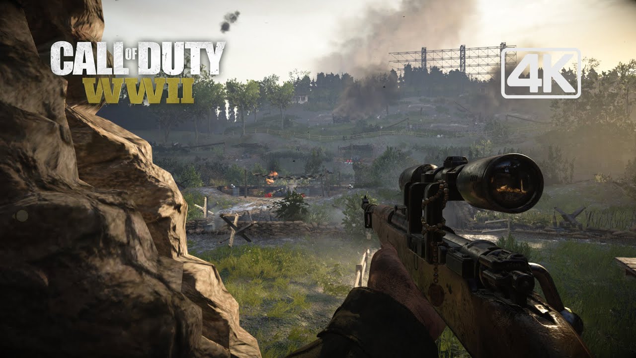 CALL OF DUTY WW2 Gameplay | Operation Cobra | Mission 02 - YouTube