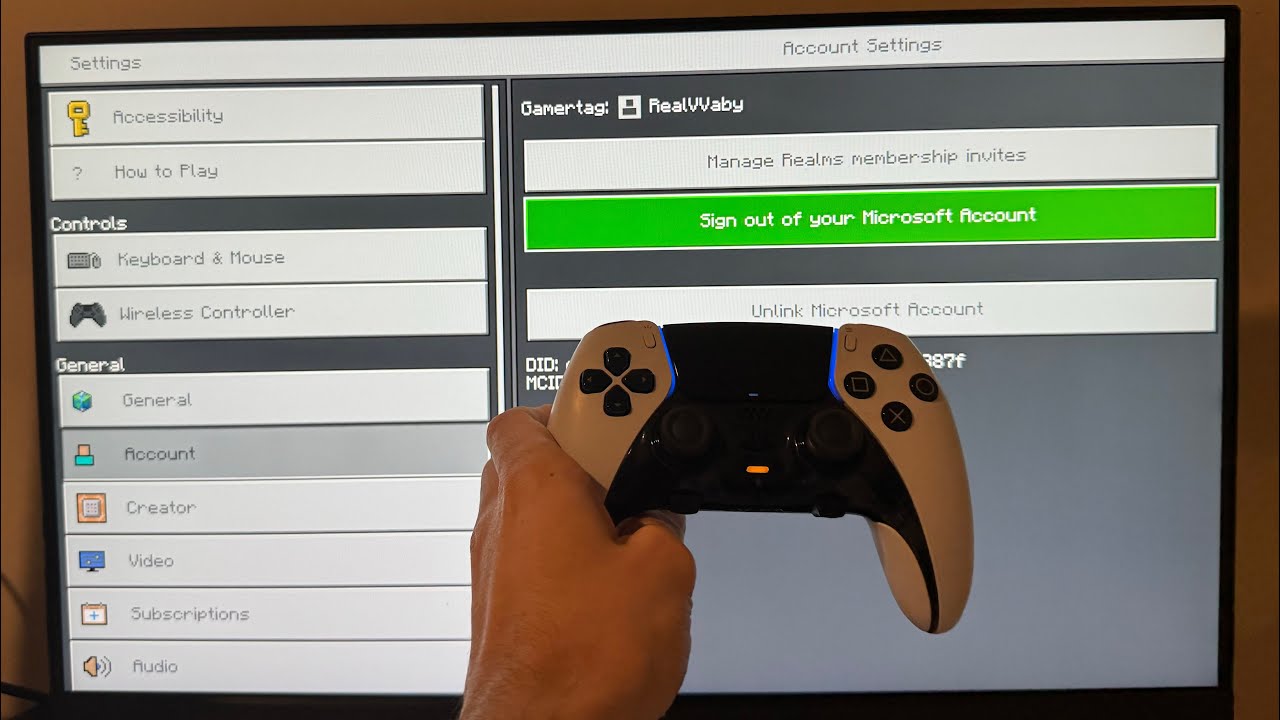 Minecraft Bedrock Edition: How to Sign Out of Your Microsoft Account ...
