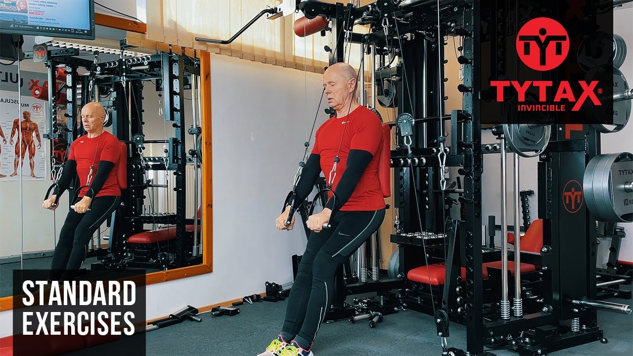 TYTAX® T1-X | Cable Triceps Pushdown (Separate Cables) - YouTube