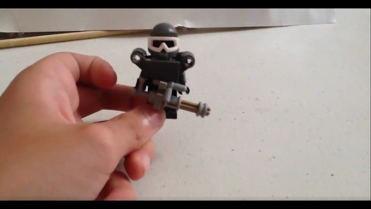 How to make a Lego Power armor AND a minigun from Fallout 4 in 3 ...