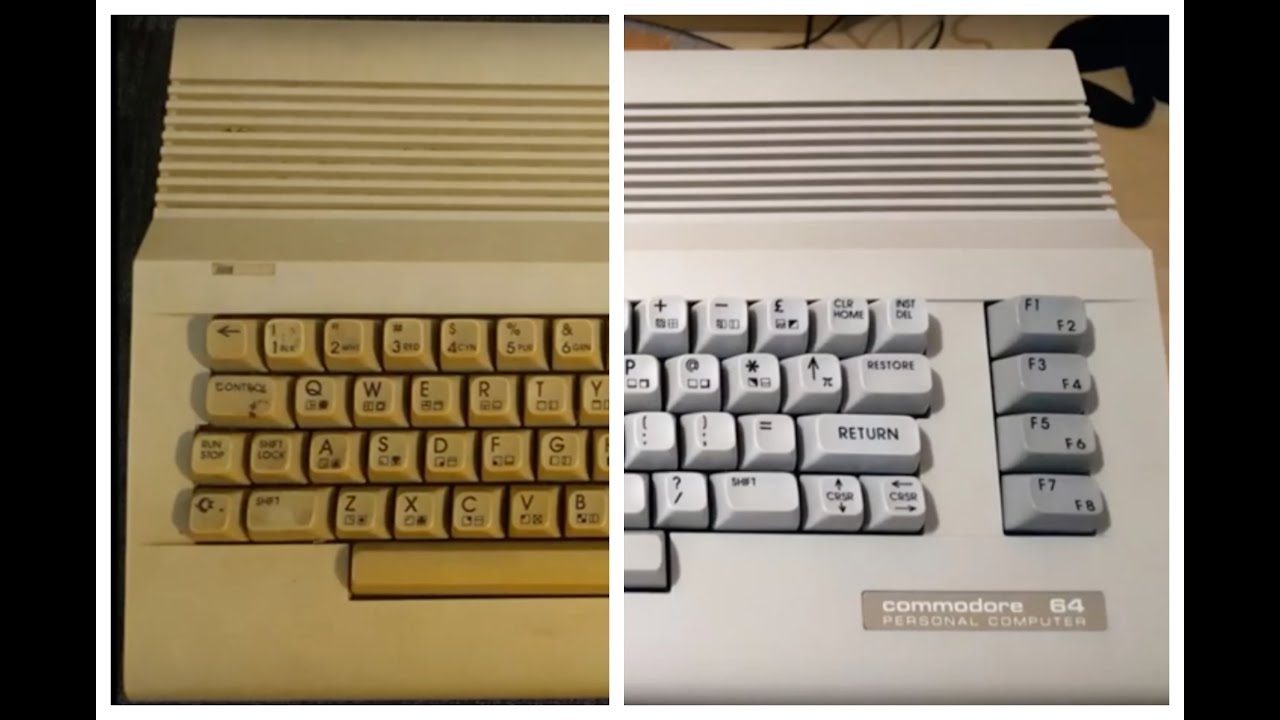 Another nice restoration of a rusty, musty & dirty Commodore 64c - YouTube