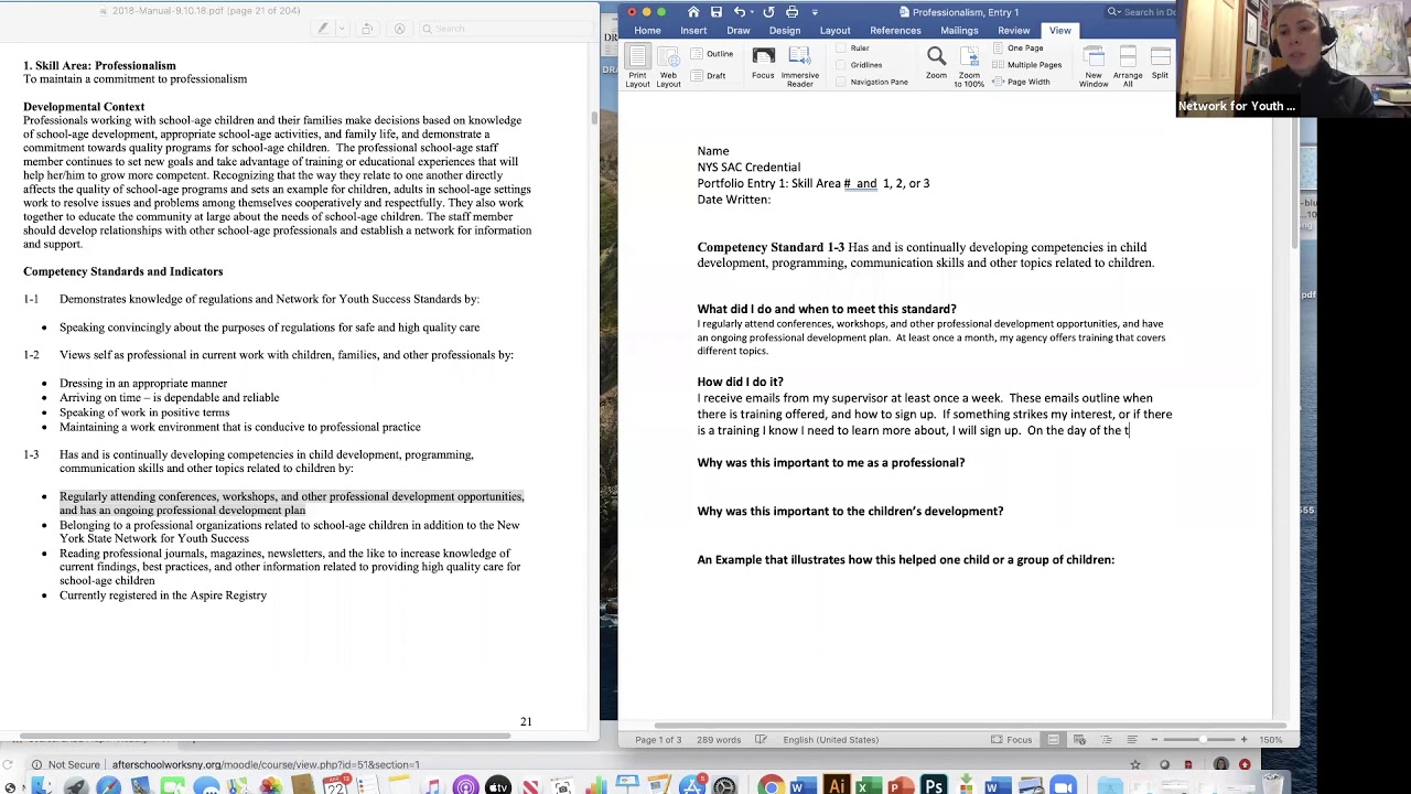 Creating Journal Entries for Your SAC Credential Portfolio - YouTube