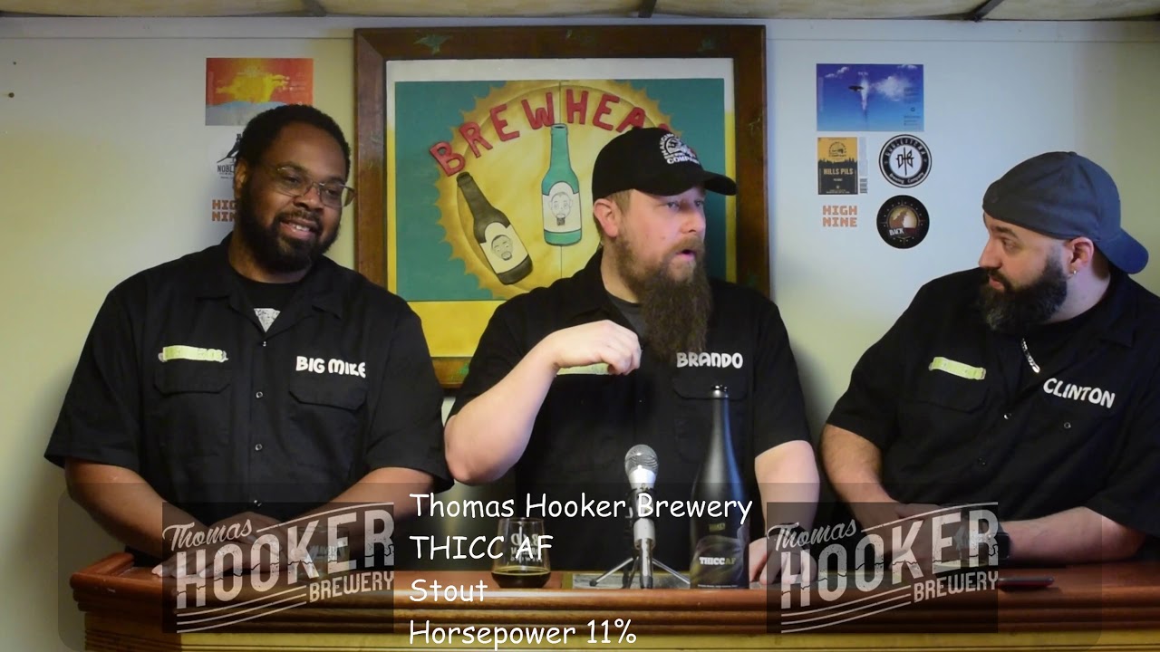 Craft Beer Review THICC AF (Thomas Hooker Brewery) - YouTube