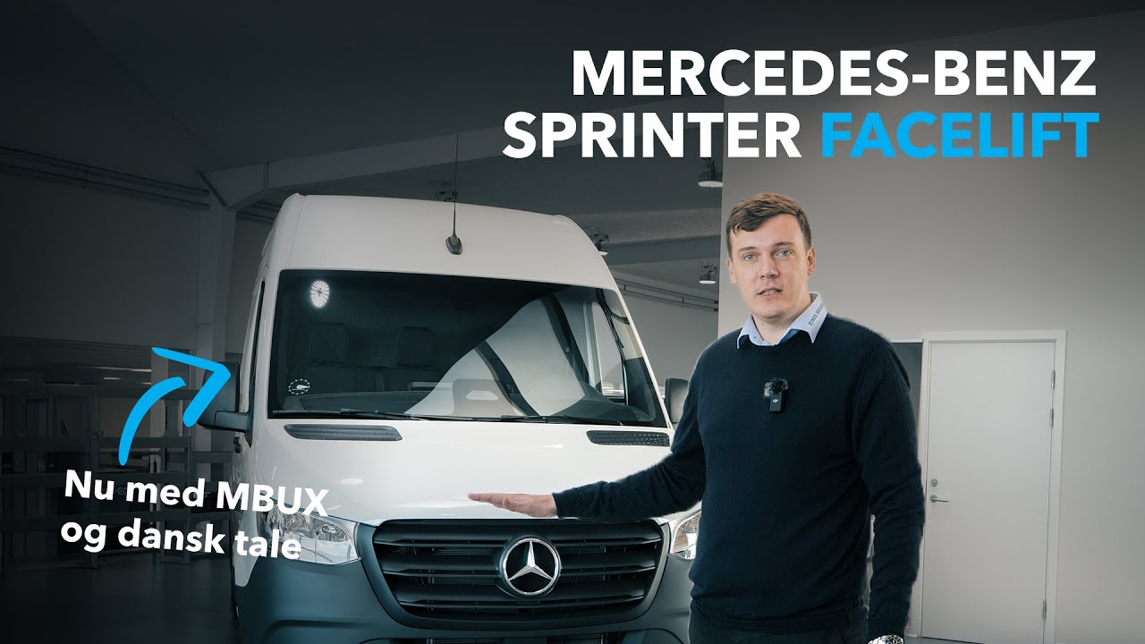 Mercedes-Benz Sprinter Facelift | Gennemgang på bare 30 sekunder! - YouTube